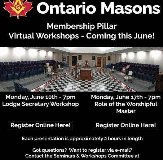 Membership Pillar Virtual Workshops – Eastern District Masons